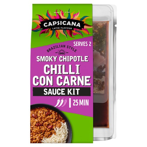 Capsicana Mexican Chilli Con Carne Cooking Sauce Kit - Ocado