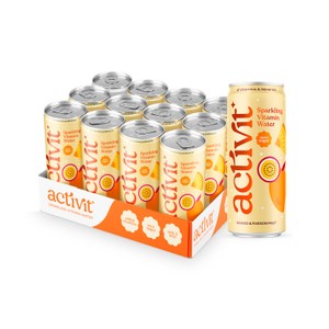 Activit Sparkling Vitamin Water Mango & Passionfruit - Ocado