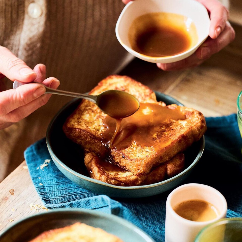 Picard - 2 French Toast Brioches With Caramel Sauce - Ocado