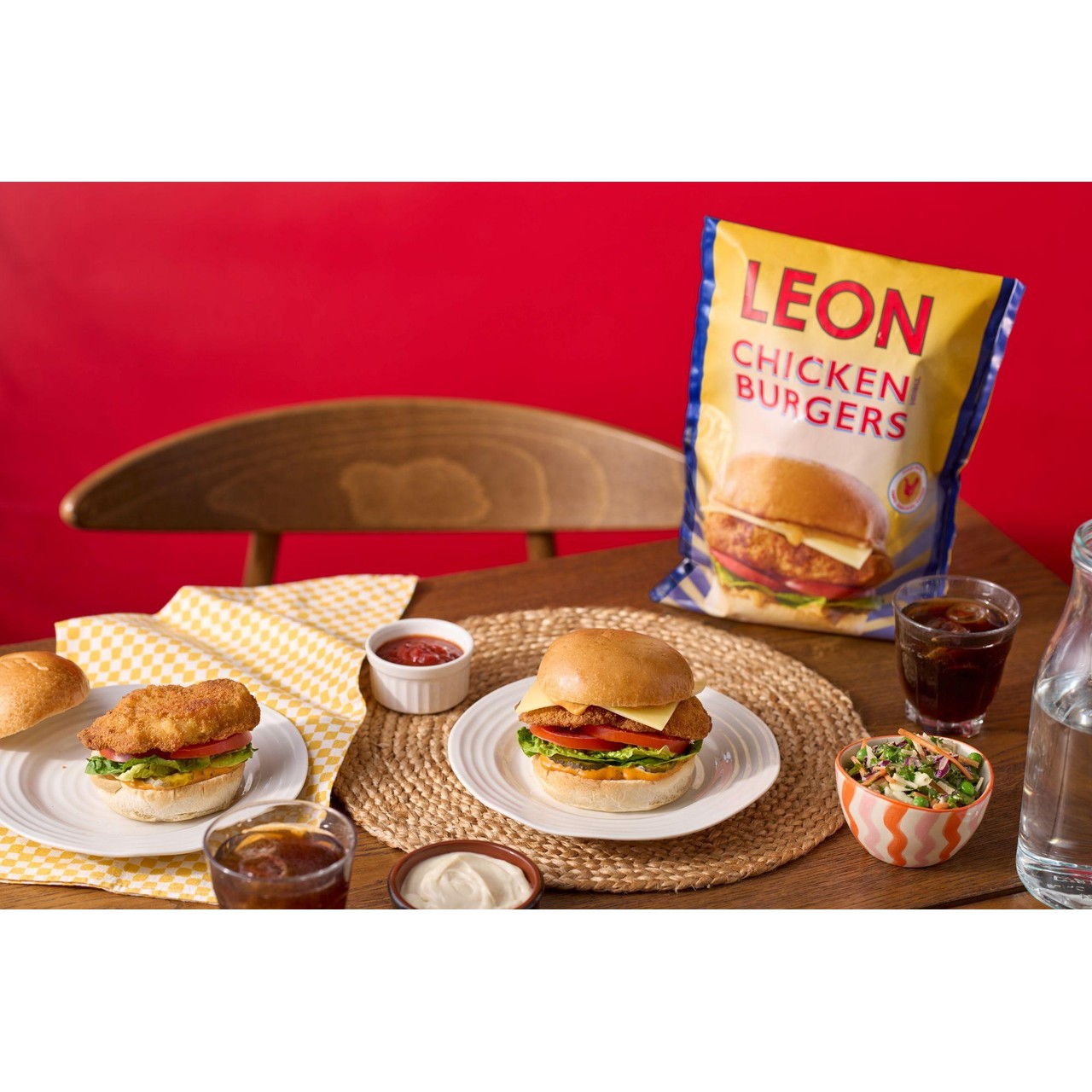 LEON Chicken Thigh Burgers - Ocado
