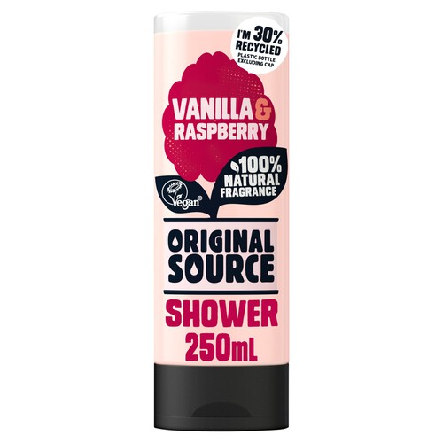 Original Source Vanilla and Raspberry Shower Gel - Ocado