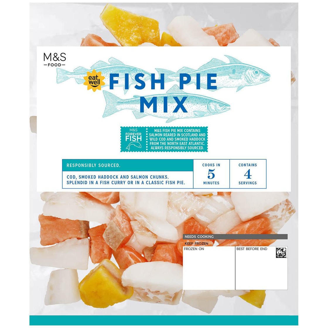 M&S Fish Pie Mix Frozen - Ocado