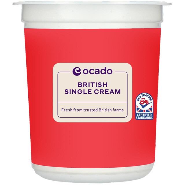 Ocado British Single Cream - Ocado