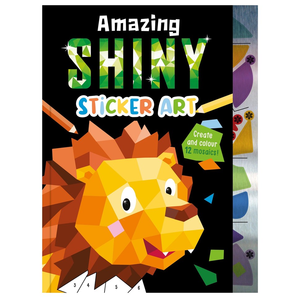 Igloo Books Amazing Shiny Sticker Art - Ocado
