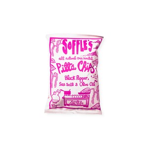 Soffle's Pitta Chips Black Pepper, Sea Salt, & Olive Oil - Ocado