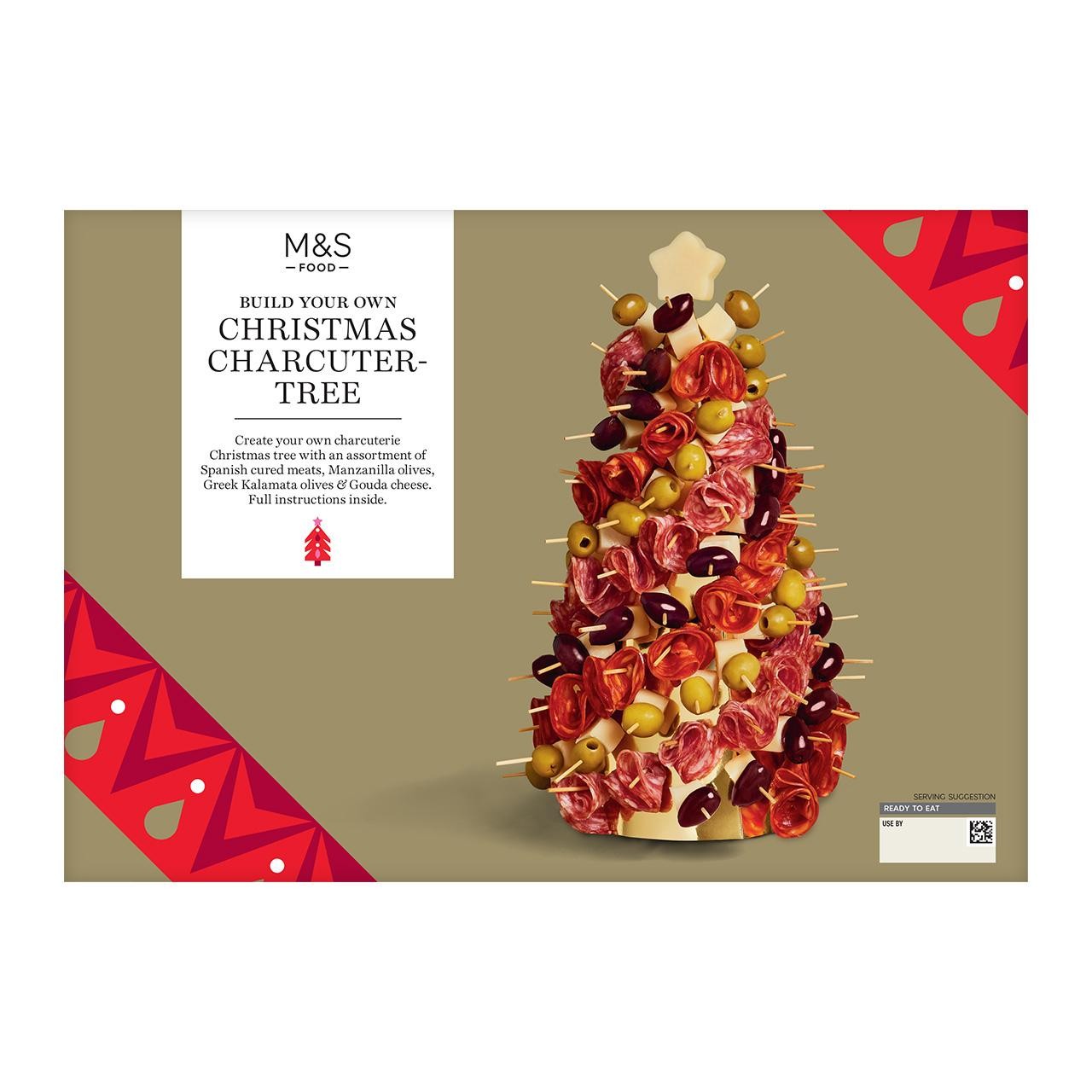 M&S Build Your Own Christmas Charcuter-tree - Ocado