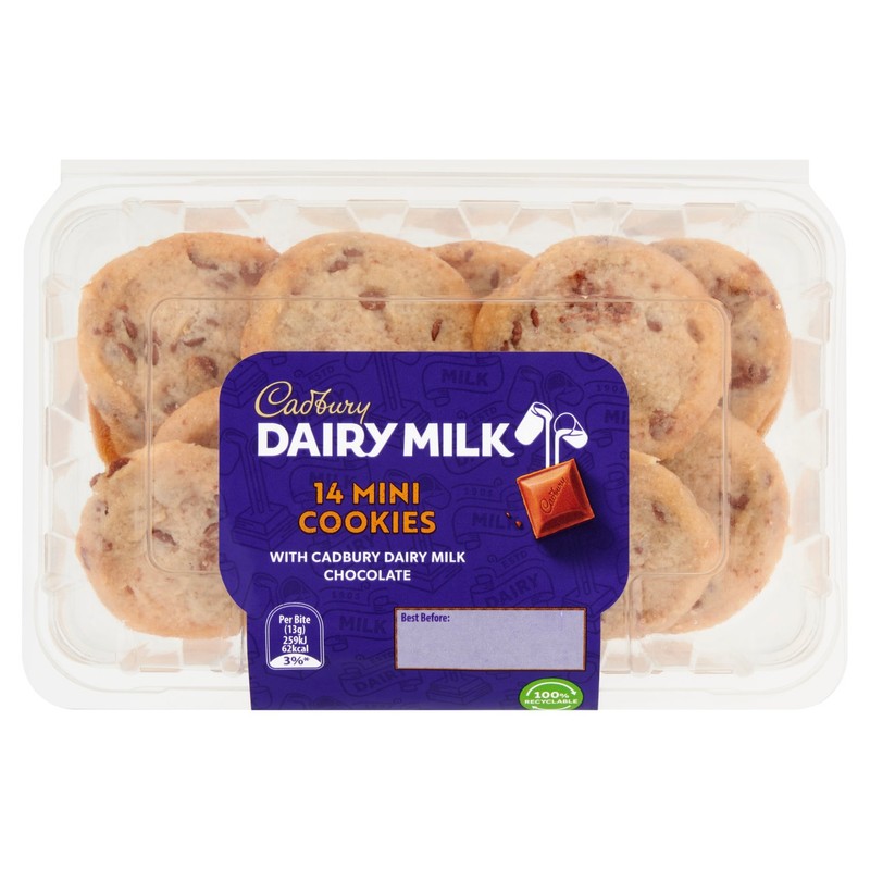 Cadbury Dairy Milk Mini Cookies - Ocado