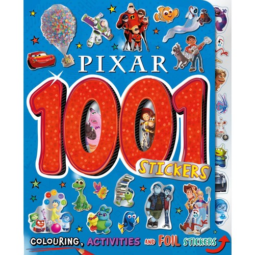 Igloobooks Pixar, 1001 Stickers - Ocado