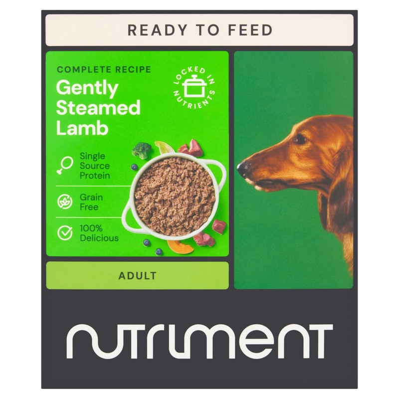Nutriment Gently Steamed Recipe Lamb for Dogs - Ocado