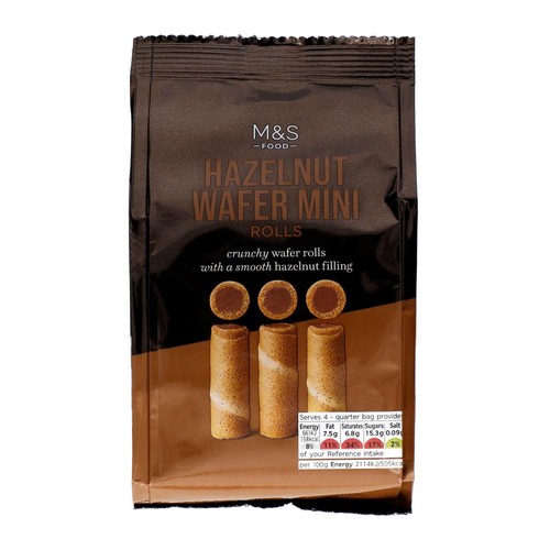 M&S Hazelnut Mini Rolls - Ocado