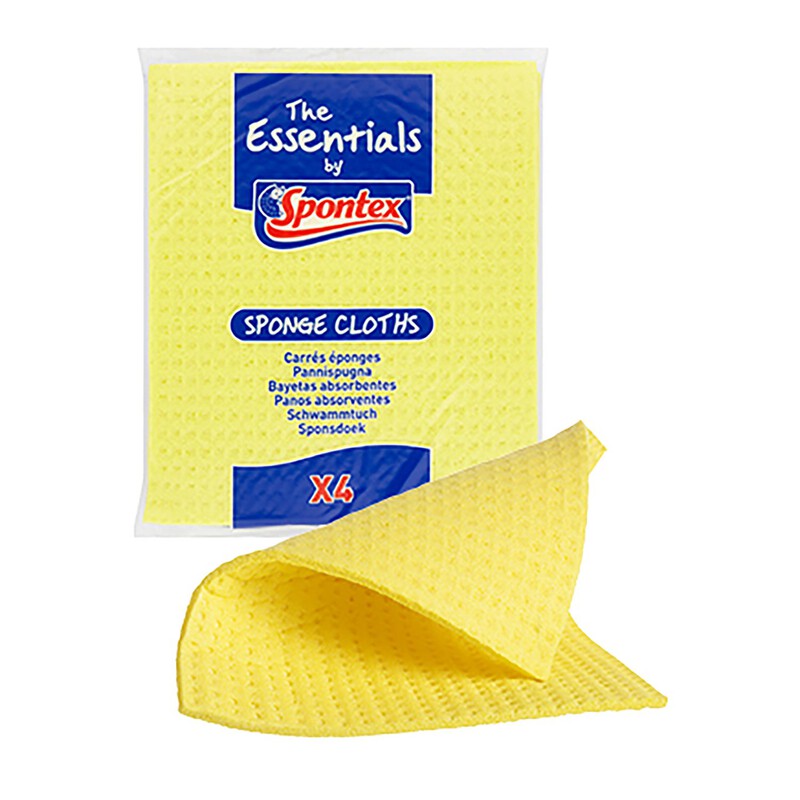 Spontex Essentials Sponge Cloths - Ocado