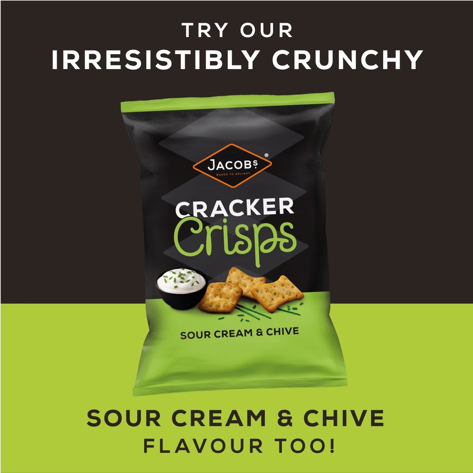 Jacob's Cracker Crisps Sea Salt & Balsamic Vinegar - Ocado