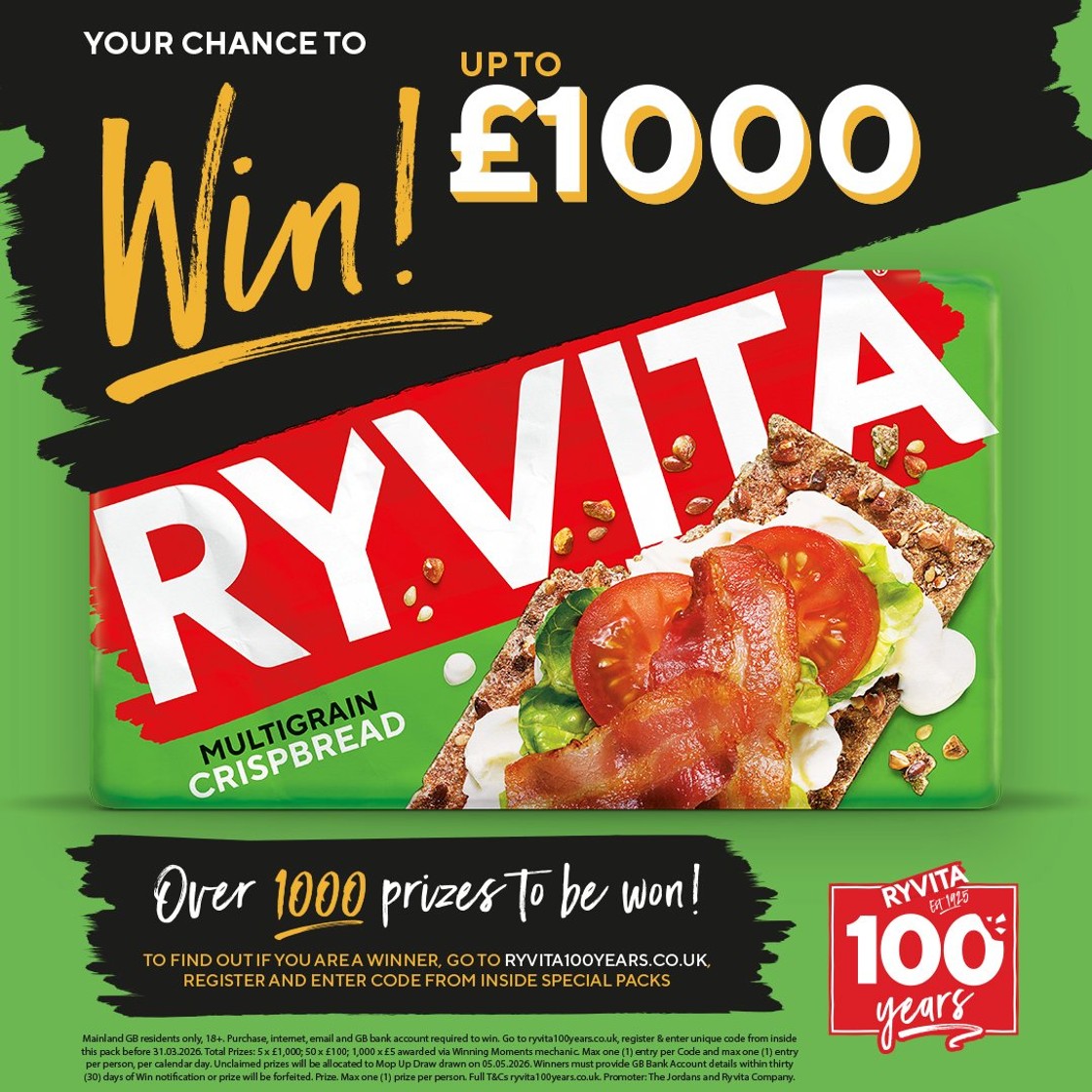 Ryvita Crispbread Multigrain Crackers - Ocado