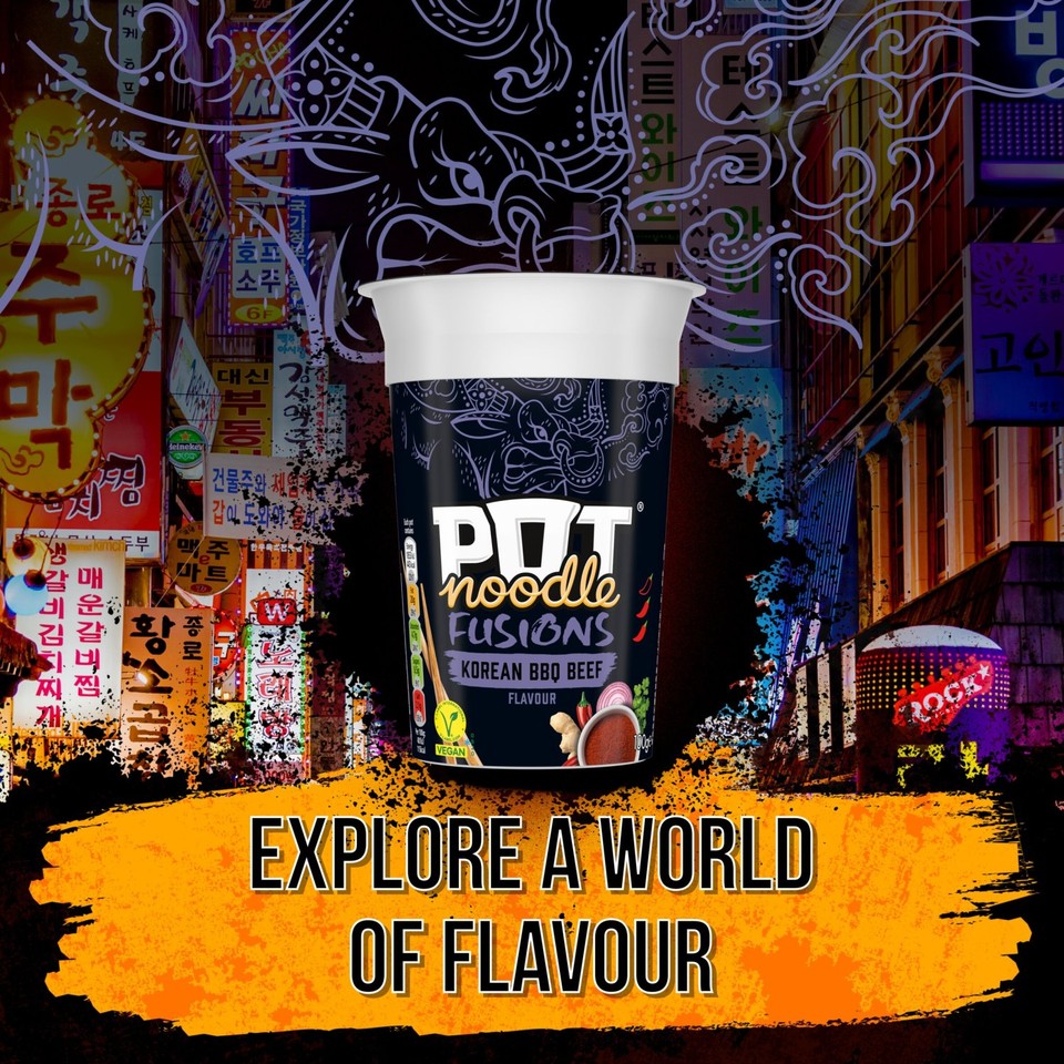 Pot Noodle Fusion Korean BBQ Beef - Ocado