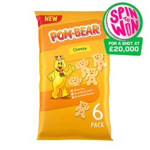 Pom-Bear Cheese Multipack Crisps - Ocado