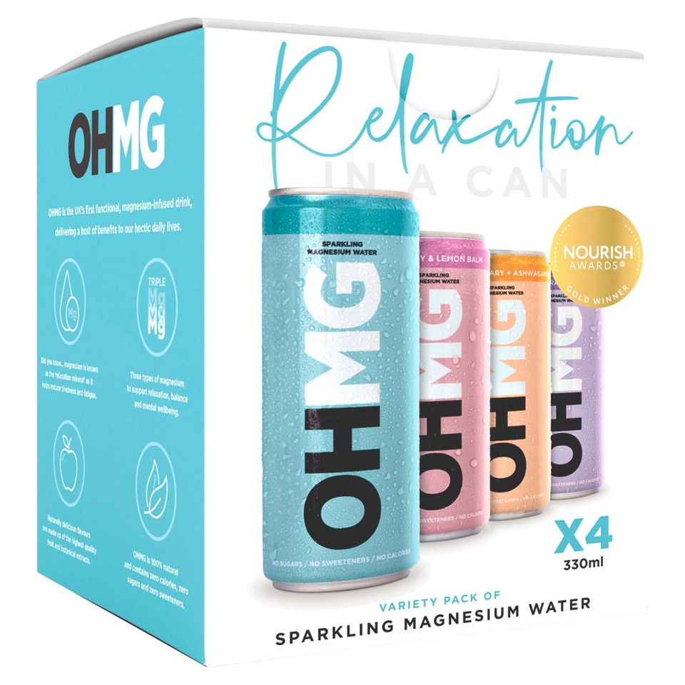 OHMG Variety sparkling magnesium water - Ocado