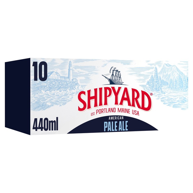 Shipyard American Pale Ale Beer Cans - Ocado