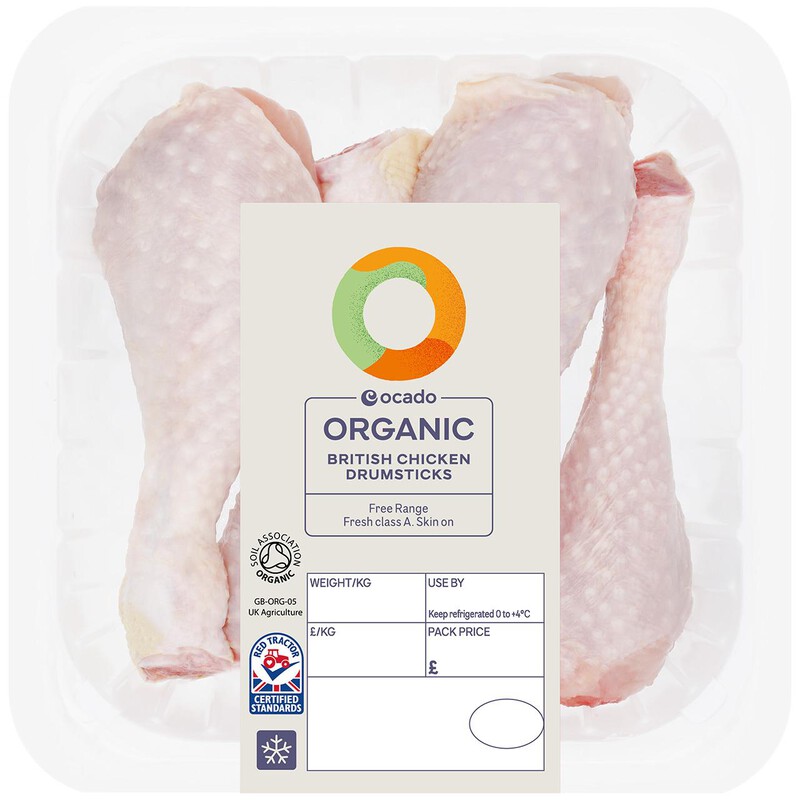 Ocado Organic Free Range Chicken Drumsticks - Ocado