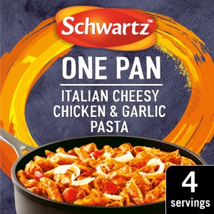 Schwartz One Pan Italian Cheesy Chicken & Garlic Pasta - Ocado