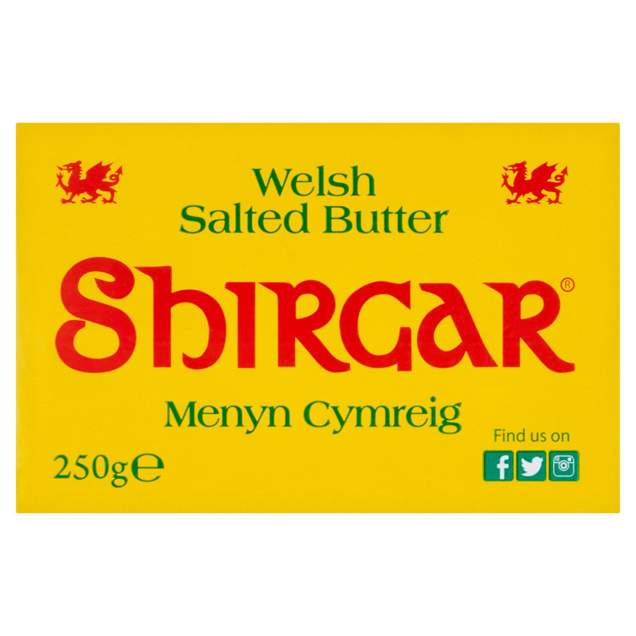 Shirgar Salted Welsh Butter - Ocado
