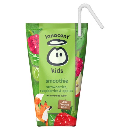 Innocent Kids Strawberries, Raspberries & Apples Smoothies - Ocado