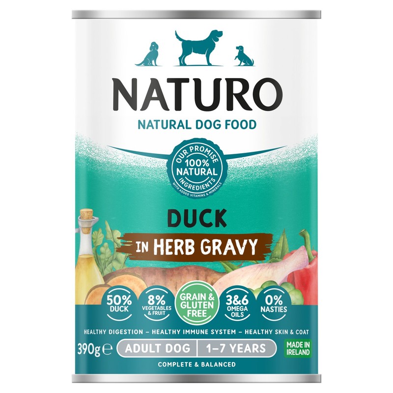 Naturo Grain & Gluten Free Duck in Herb Gravy - Ocado