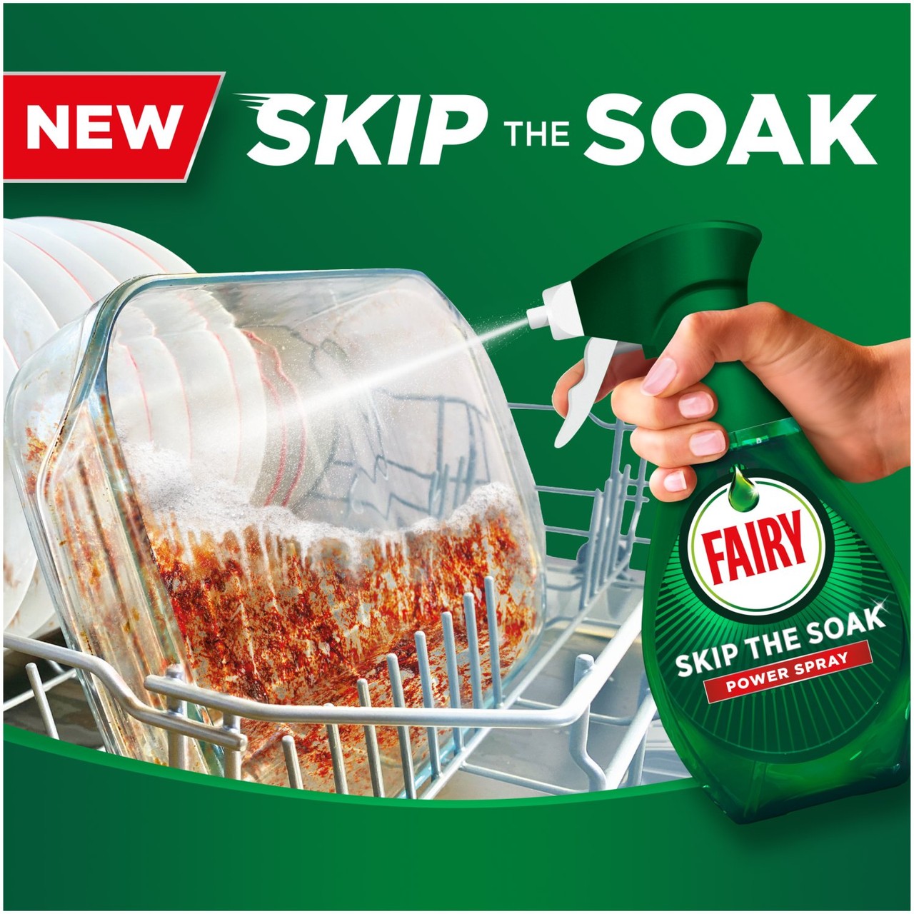 Fairy Skip The Soak Power Spray Lemon - Ocado