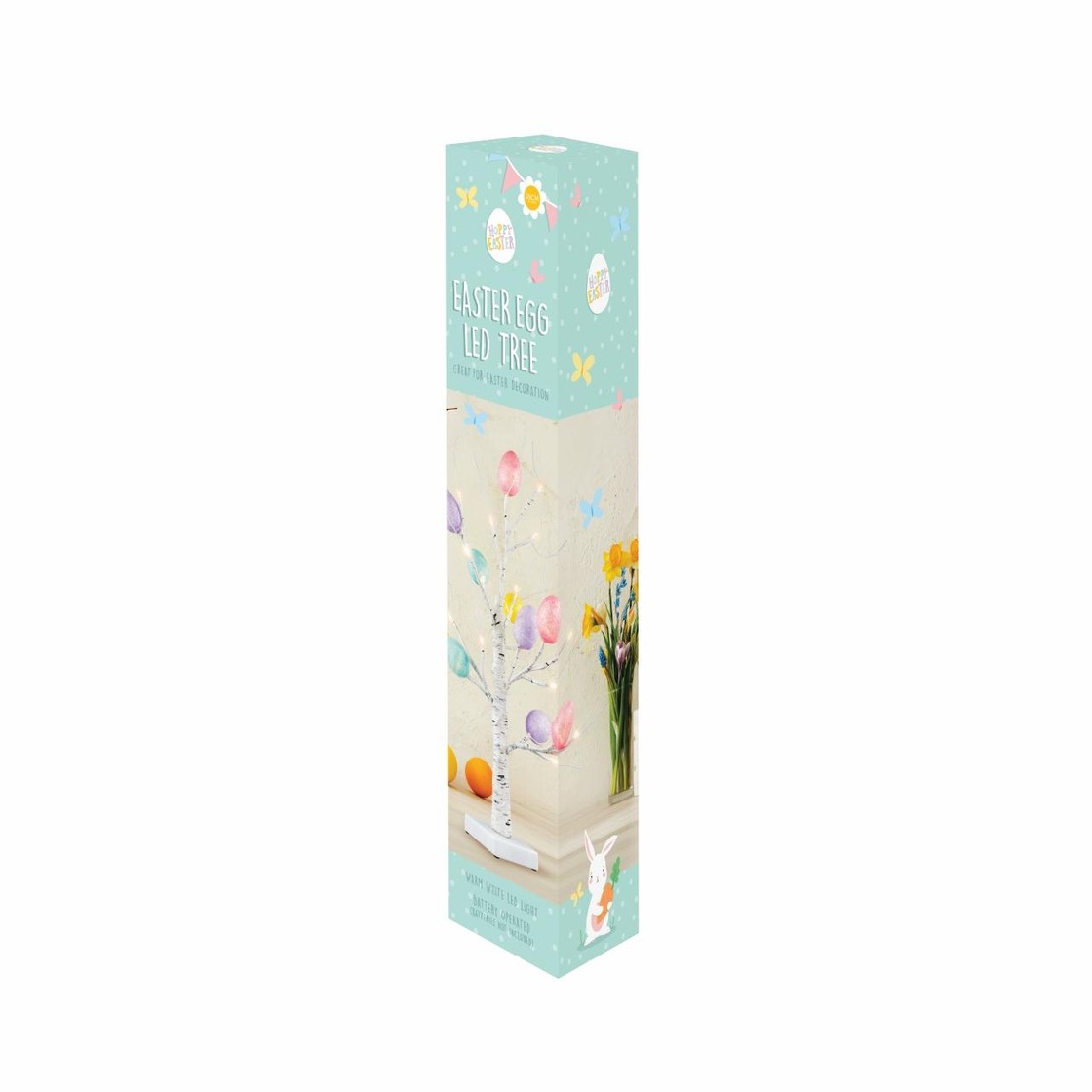 Hoppy Easter LED Easter Egg Tree 55cm - Ocado