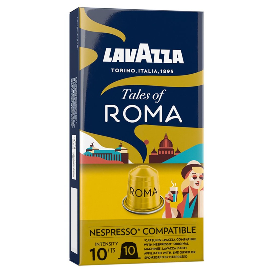 Lavazza Tales of Italy Roma Nespresso Compatible Capsules - Ocado