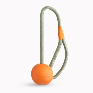Beco Natural Rubber Slinger Ball - Orange - Ocado