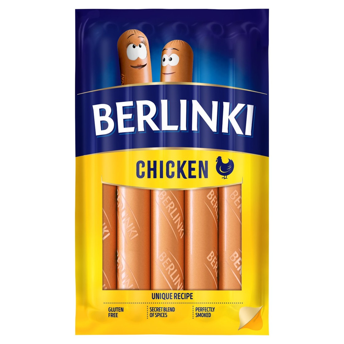Morliny Berlinki Smoked Chicken Hot Dogs - Ocado
