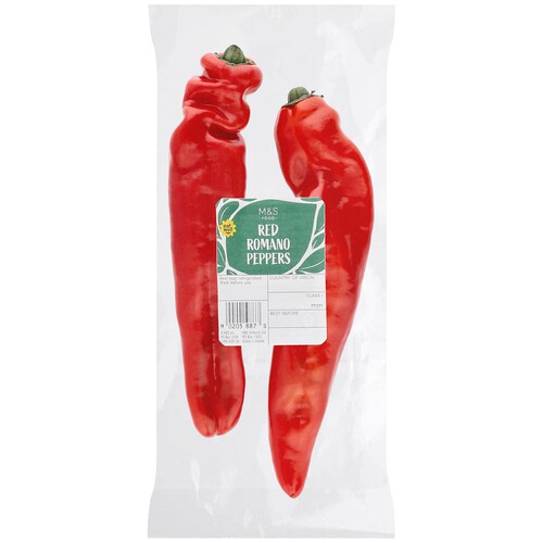 M&S Red Romano Pointed Peppers - Ocado
