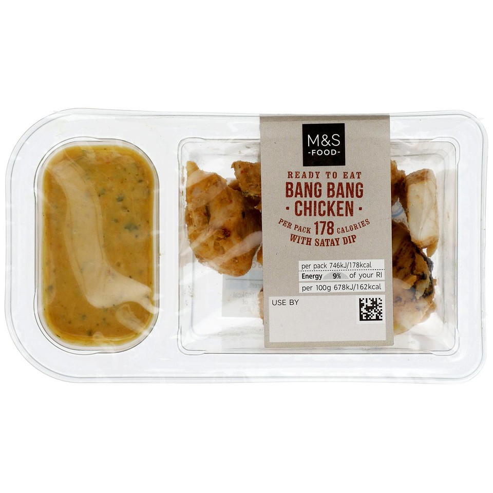 M&S Bang Bang Chicken with Satay Dip - Ocado