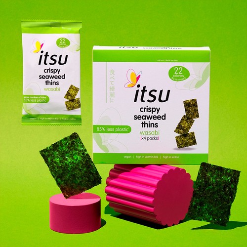 itsu Wasabi Seaweed Thins Multipack - Ocado