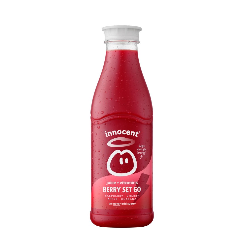 Innocent Plus Berry Set Go Raspberry & Cherry Juice with Vitamins - Ocado