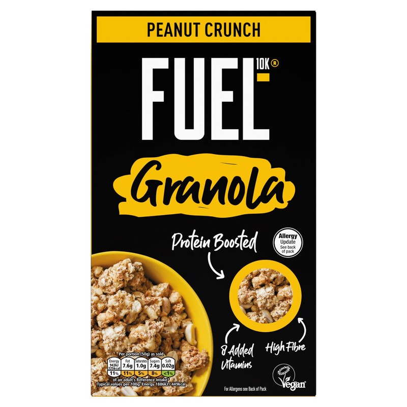 FUEL 10K Peanut Crunch Protein Granola Breakfast Cereal - Ocado