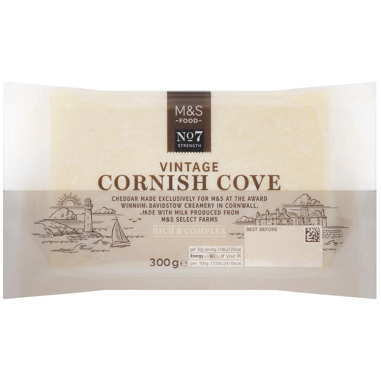 M&S Cornish Cove Vintage Cheddar Cheese - Ocado