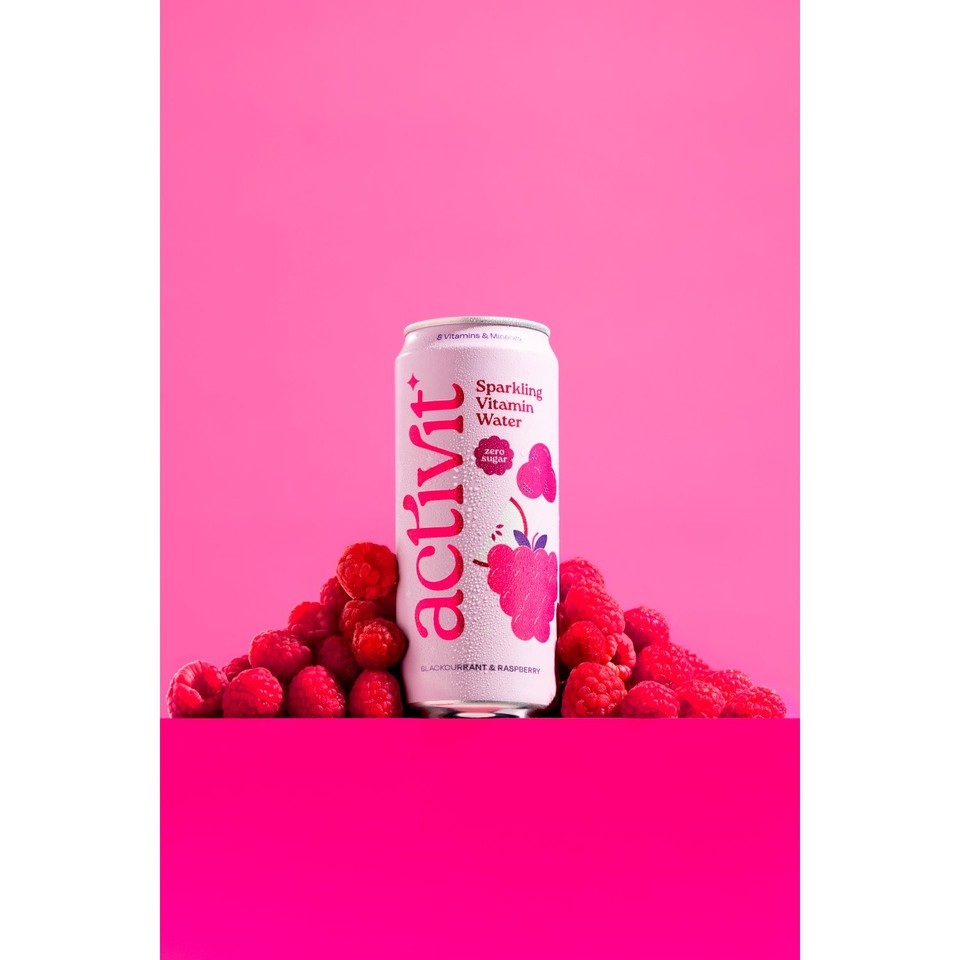 Activit Sparkling Vitamin Water Blackcurrant & Raspberry - Ocado