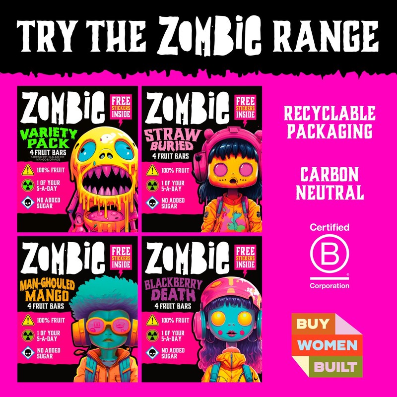 Zombie Fruit Bars Man-ghouled Mango Multipack - Ocado