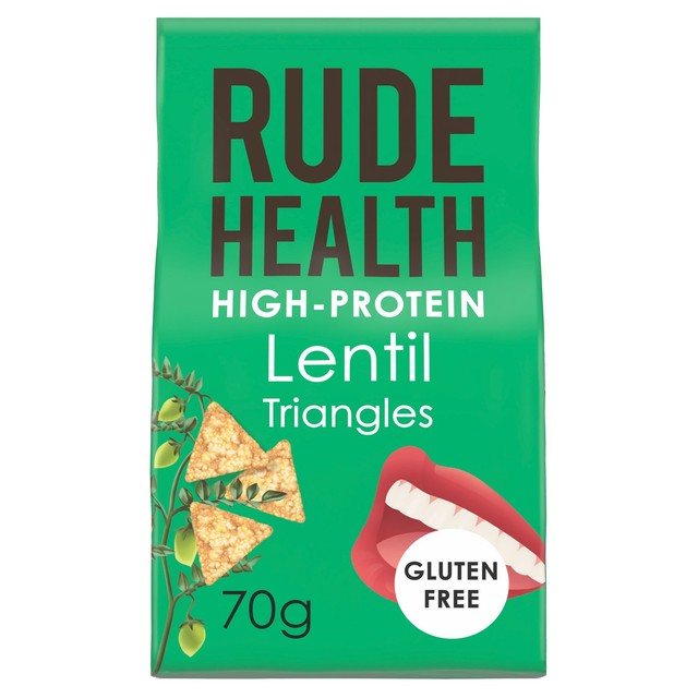 Rude Health High Protein Lentil Triangles - Ocado