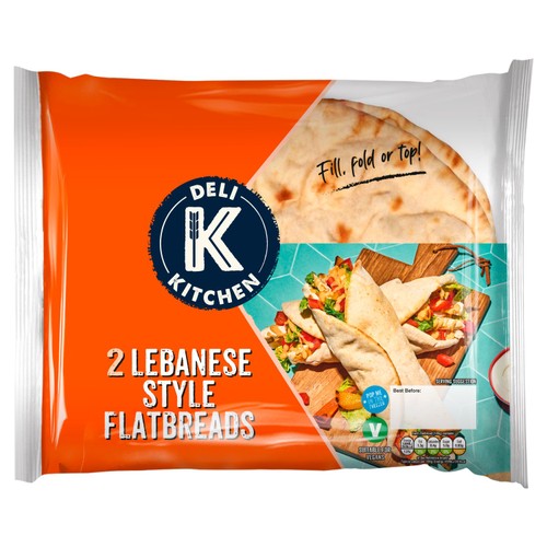 Deli Kitchen Lebanese Style Flatbread - Ocado