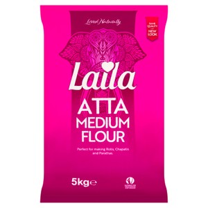 Laila Medium Atta Flour - Ocado