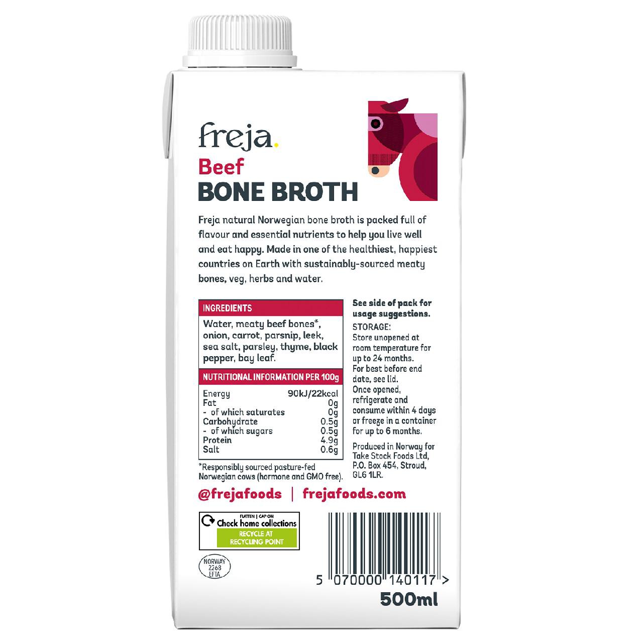 Freja Beef Classic Bone Broth - Ocado