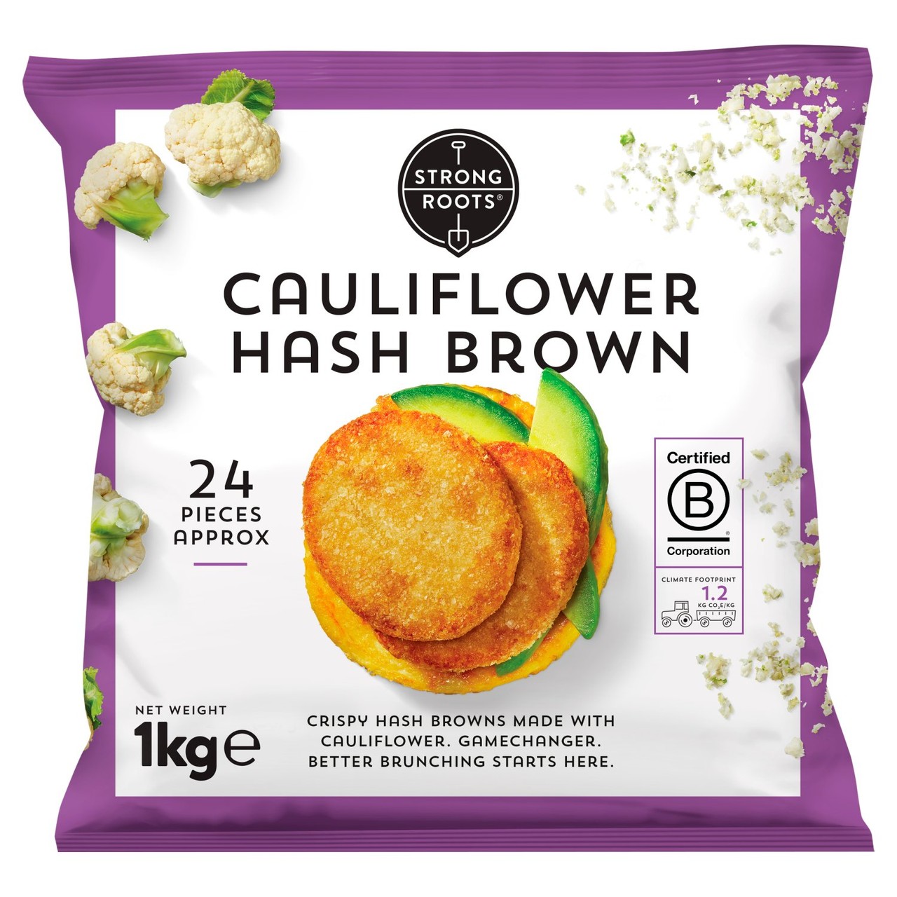 Strong Roots Cauliflower Hash Browns - Ocado