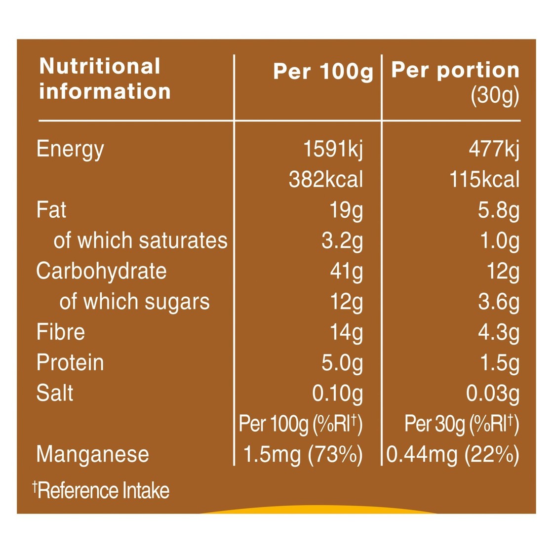 Graze Banana Bread Oat Boosts Flapjack Snack - Ocado