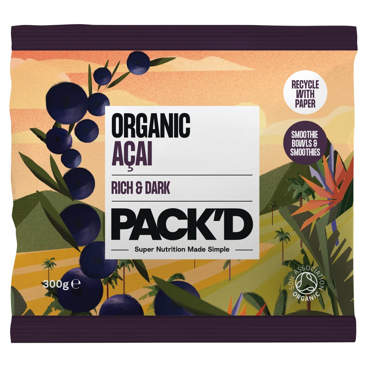 PACK'D Organic Acai Drops - Ocado