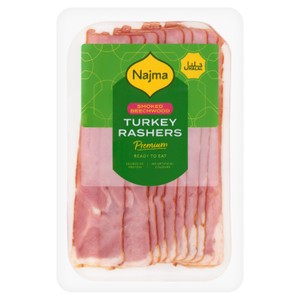 Najma Premium Turkey Rashers - Ocado