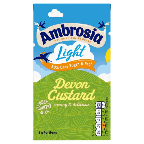 Ambrosia Light Devon Custard - Ocado