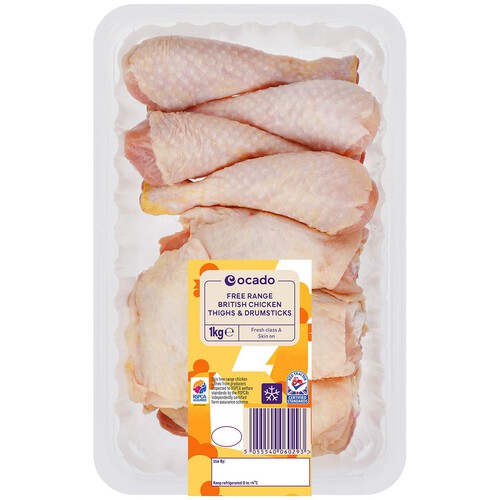 Ocado Free Range British Chicken Thighs & Drumsticks - Ocado