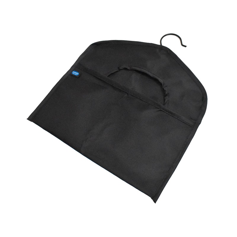 Addis Clothes Peg Storage Bag with hanging hook, Black - Ocado